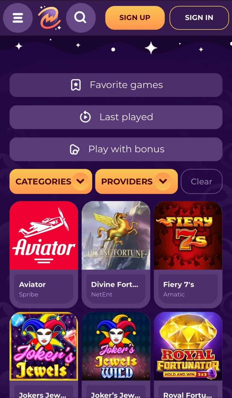 Milkyway Online Casino Login